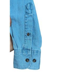 Jerzees | Tops | Vtg Jerzees Button Up Pumpkin Halloween Patch ...